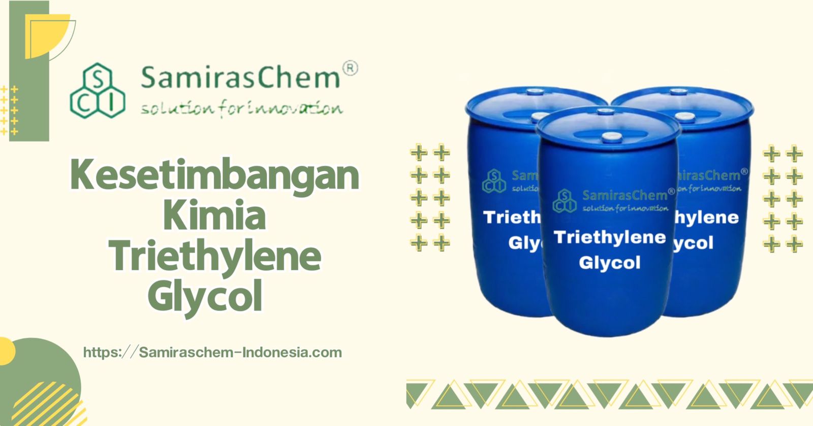 Kesetimbangan Kimia Triethylene Glycol adalah senyawa organik