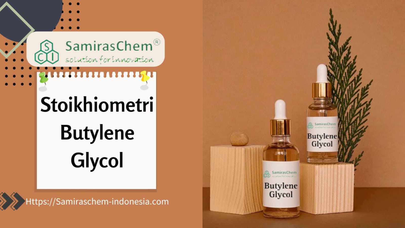 Stoikhiometri Butylene Glycol adalah senyawa terlibat reaksi kimia