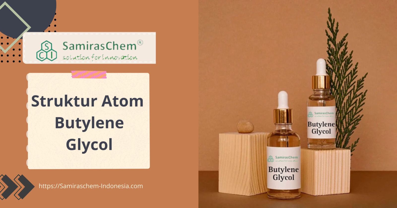 Struktur Atom Butylene Glycol adalah senyawa organik